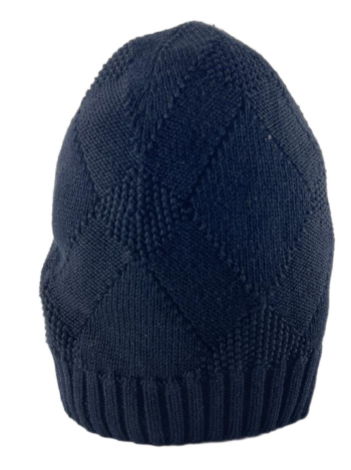 Touca Lacoste Tricot Azul Marinho - DVM169 Original | Etiqueta Única