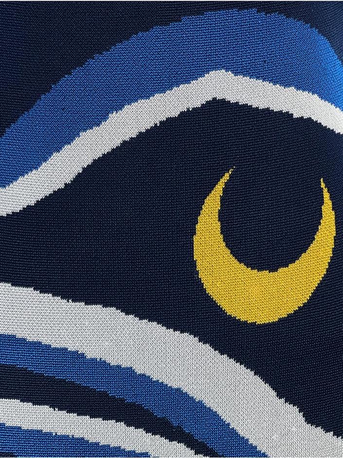Vestido Água De Coco Tecido Azul - CSMK107 Original | Etiqueta Única