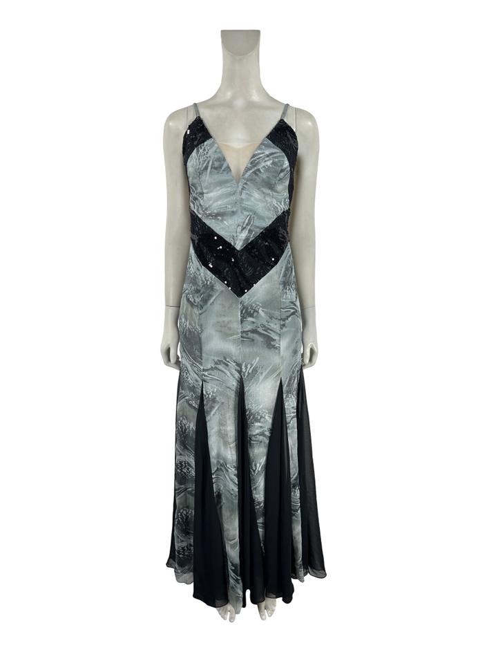 Vestido Arthur Caliman Tecido Cinza - DBPS2 Original | Etiqueta Única