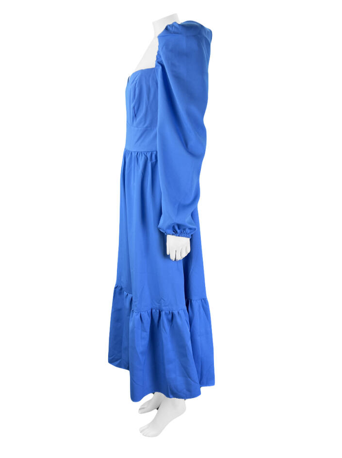 Vestido Ave Rara Midi Serena Azul - AOO374 Original | Etiqueta Única