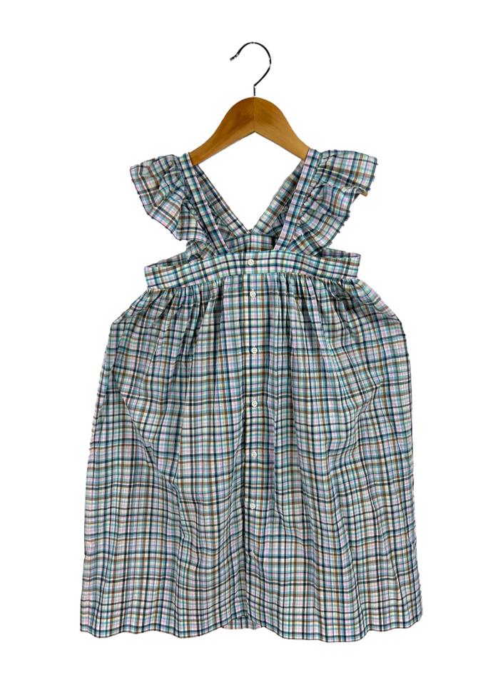 Vestido Bonpoint Algodão Xadrez - ZWA4223 Original | Etiqueta Única