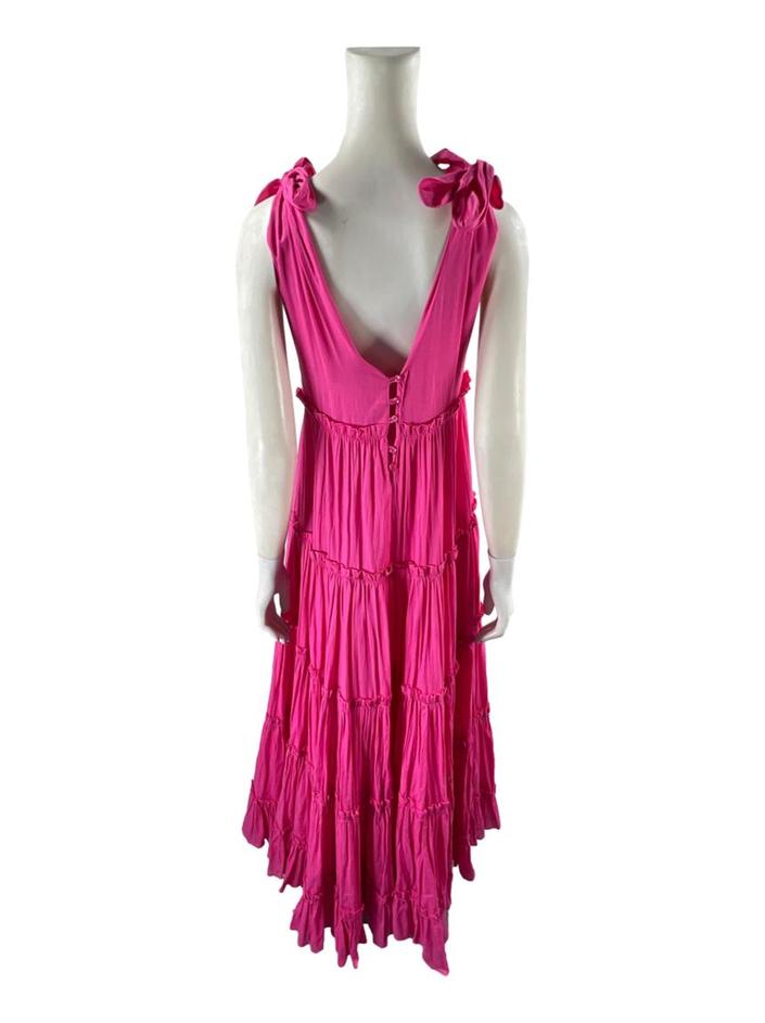 Vestido Carol Bassi Longo Pink - KFN40 Original | Etiqueta Única