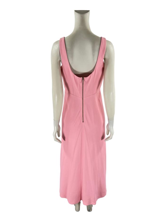 Vestido Carol Bassi Longo Rosa - HII2093 Original | Etiqueta Única
