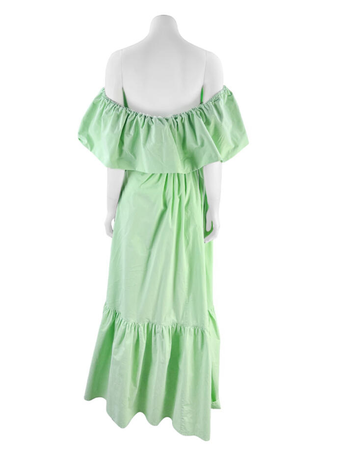 Vestido Carol Bassi Longo Verde - LYM209 Original | Etiqueta Única