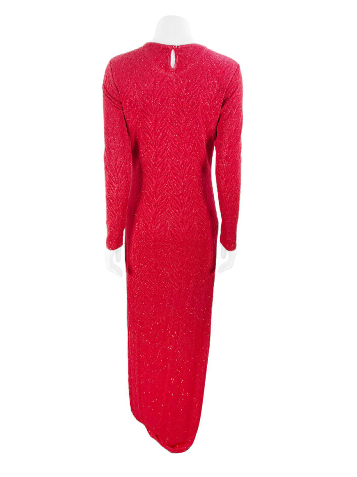Vestido Carol Bassi Longo Vermelho - CKCP30 Original | Etiqueta Única