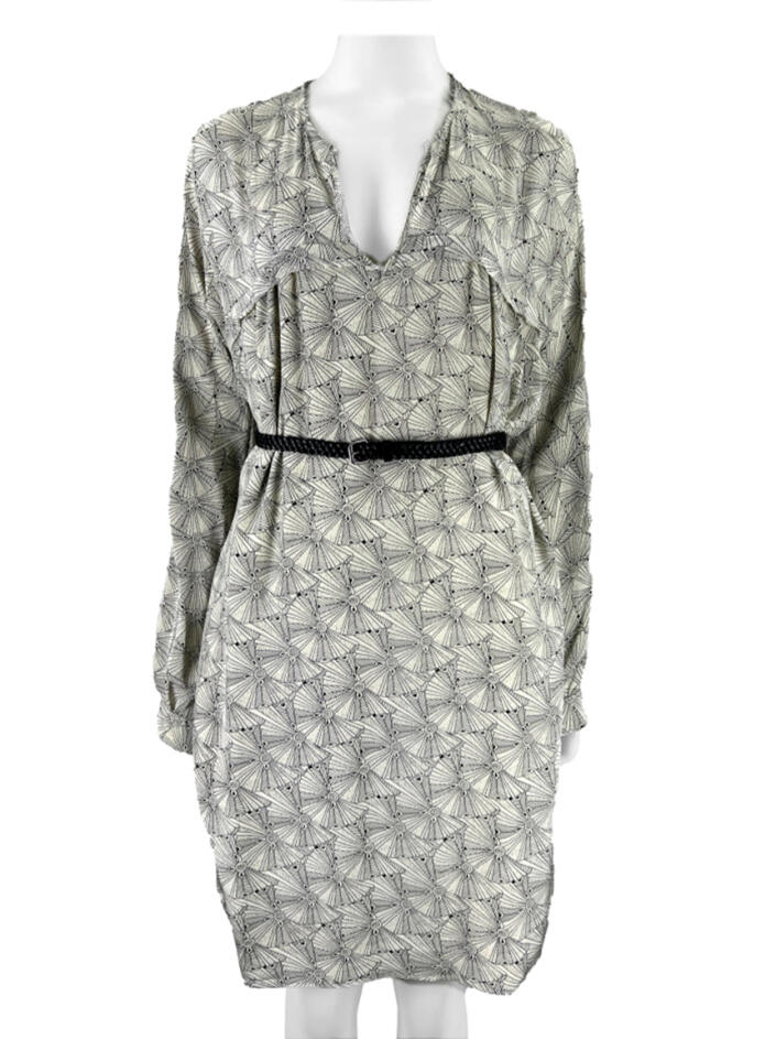 Vestido Cori Collection Seda Leque - CZU147 Original | Etiqueta Única