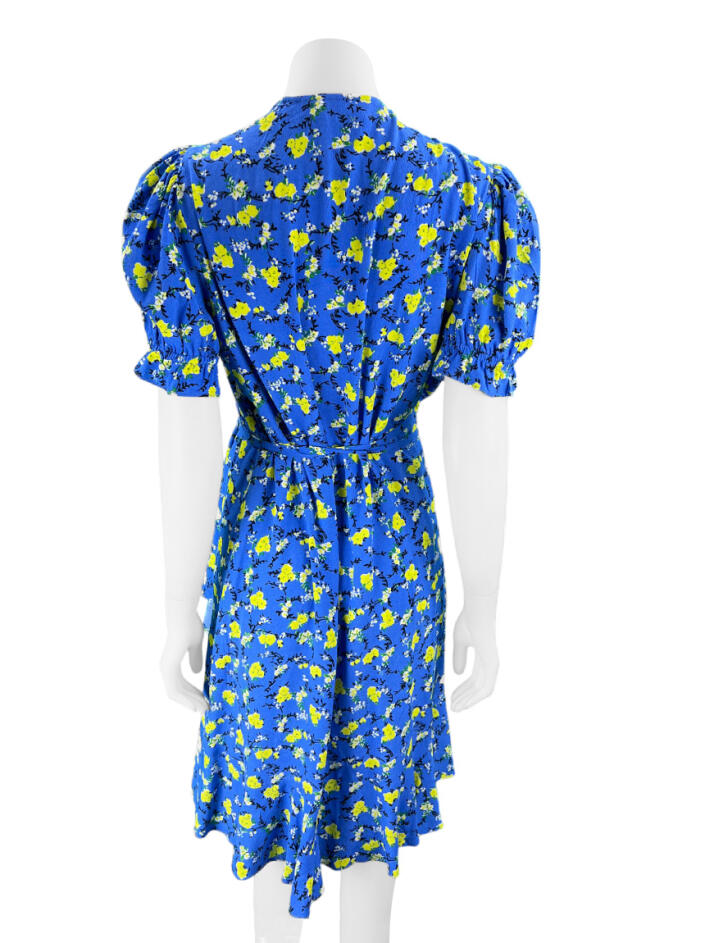 Vestido Diane Von Furstenberg Emilia Floral - CHUI1 Original | Etiqueta ...