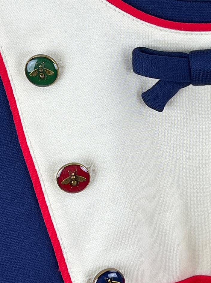 Vestido Gucci Tecido Tricolor - BKP133 Original | Etiqueta Única