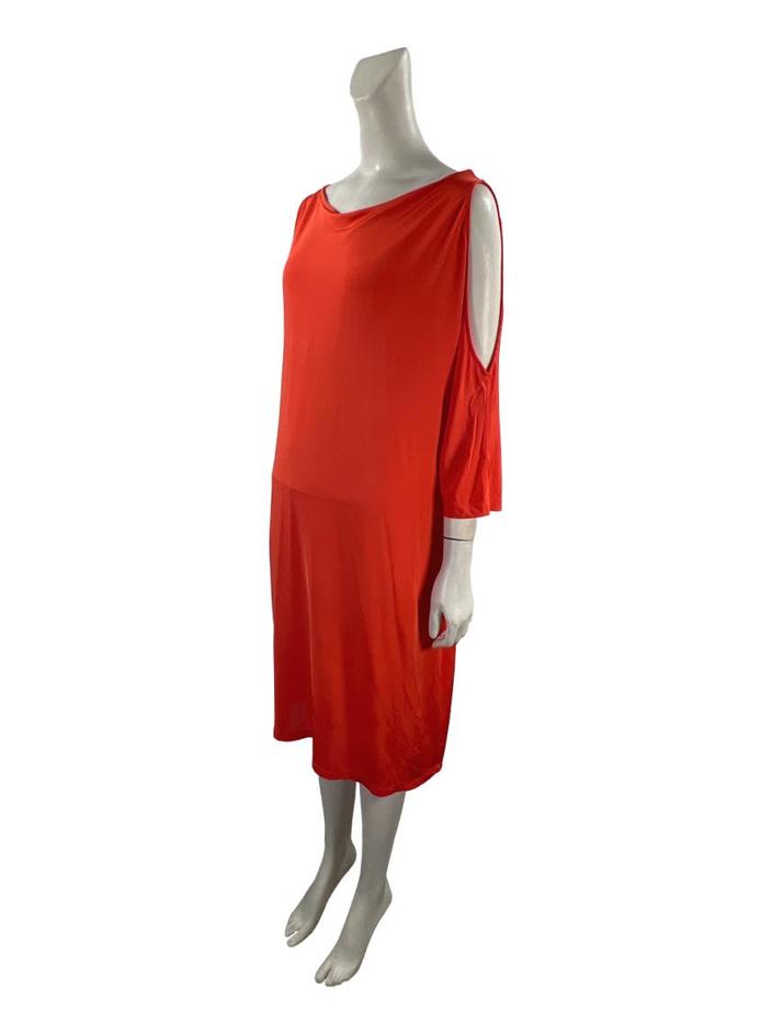 Vestido Le Lis Blanc Tecido Laranja - CATW119 Original | Etiqueta Única