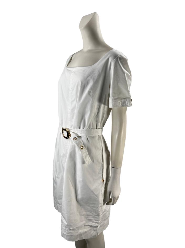 Vestido Lita Mortari Tecido Branco - CZU260 Original | Etiqueta Única