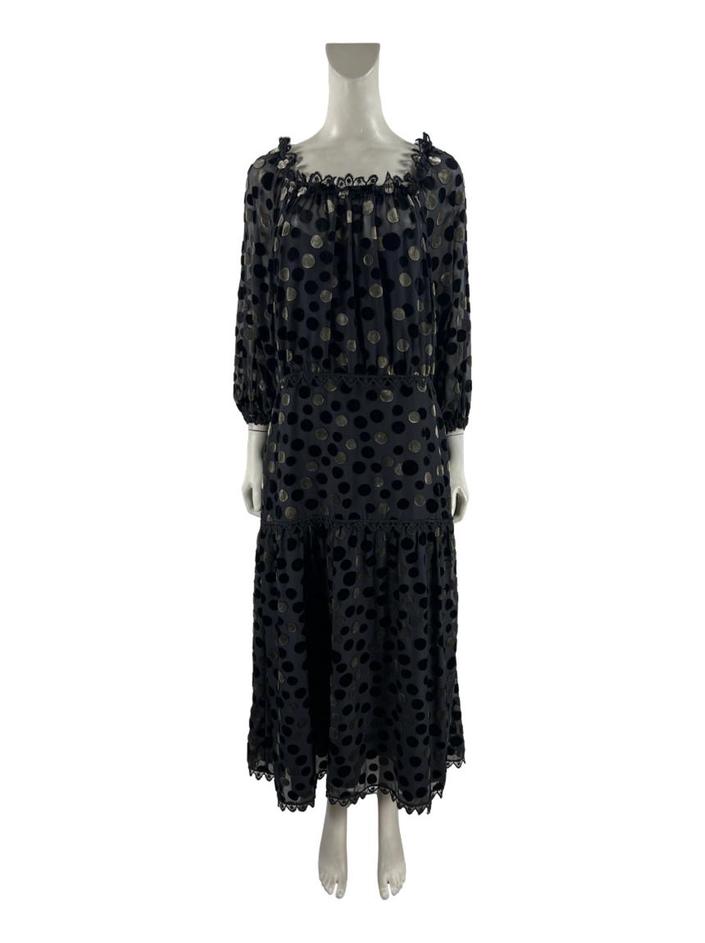 Vestido Mixed Poá Preto - HWP327 Original | Etiqueta Única