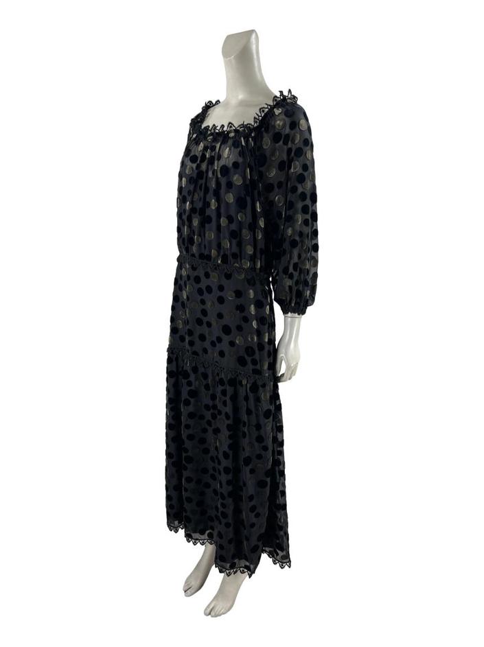 Vestido Mixed Poá Preto - HWP327 Original | Etiqueta Única