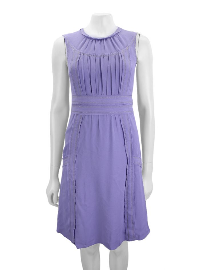 Vestido Prada Tecido Lilas - TKY1 Original | Etiqueta Única