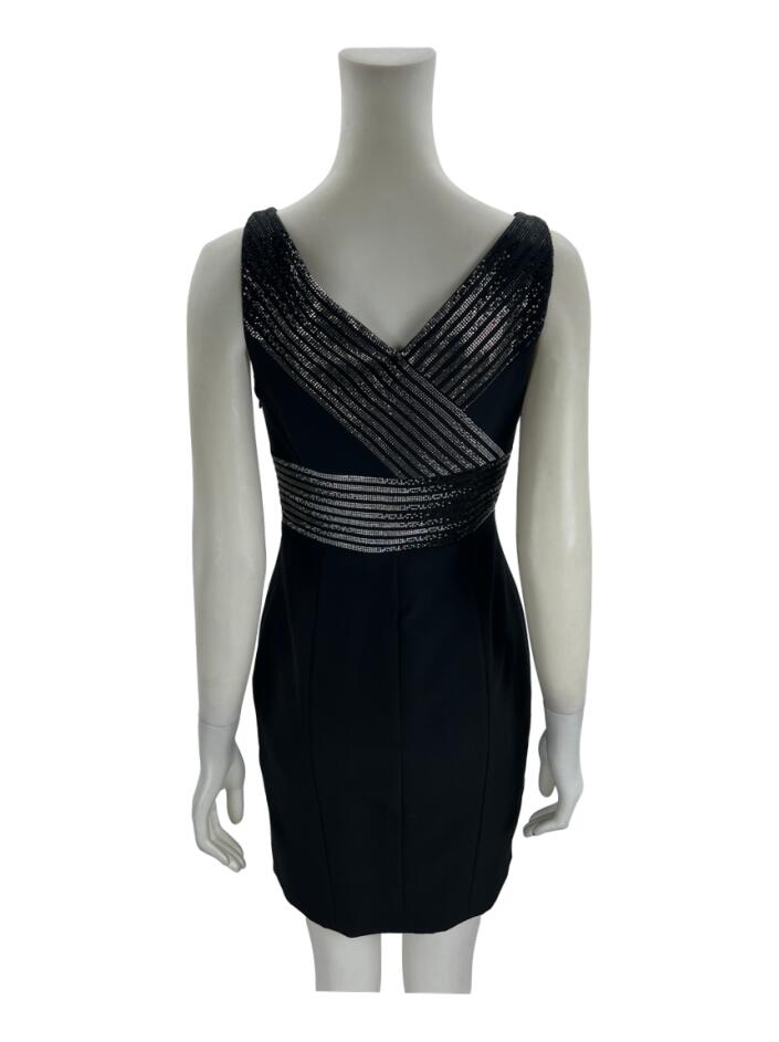 Vestido Versace Strass Preto - CAMT260 Original | Etiqueta Única