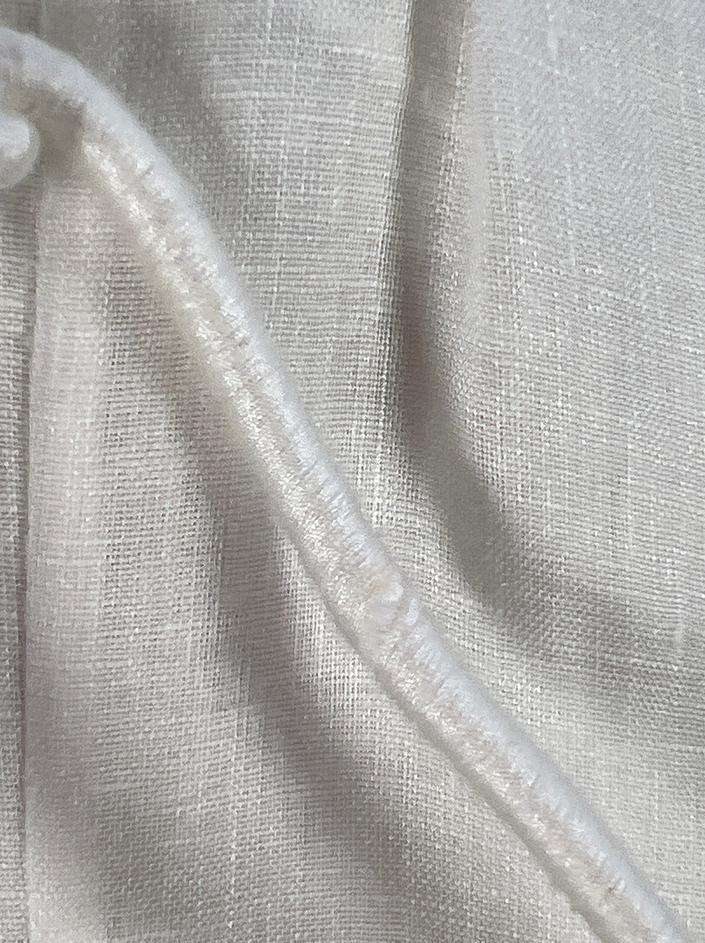 Vestido Zimmermann Linho Off-White Floral - CMGA4 Original | Etiqueta Única