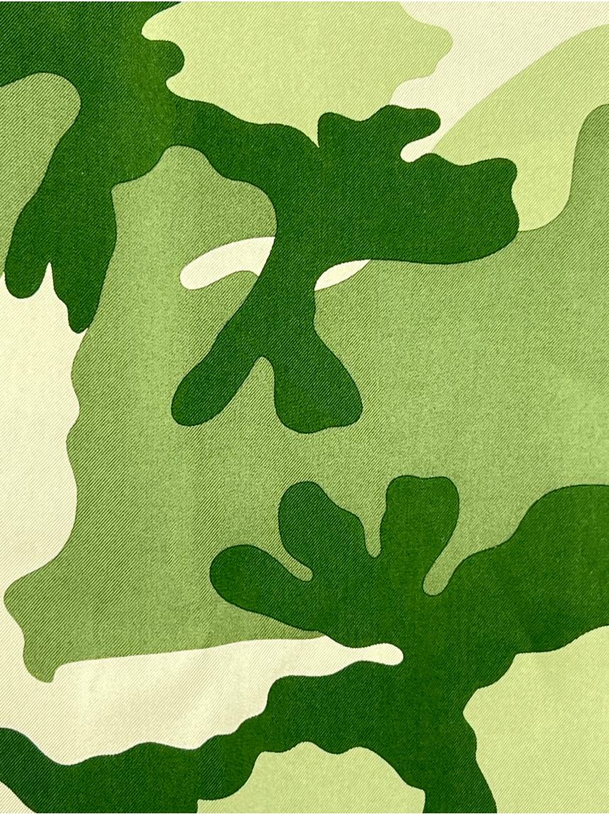 Lenço Valentino Seda Camuflado Original - | Etiqueta Única