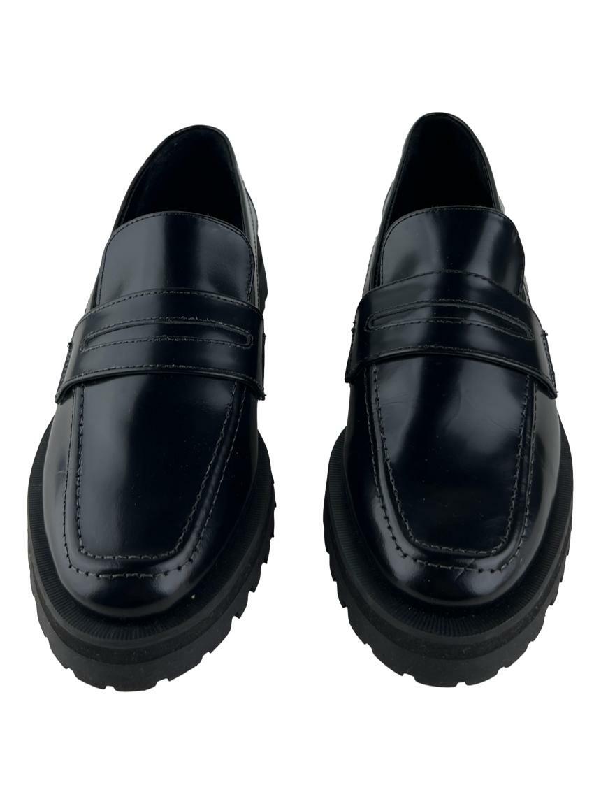 Loafer Paula Torres by Nati Vozza Couro Preto - EB134 Original ...