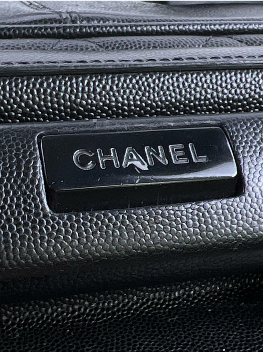 Mala Chanel Caviar Quilted Coco Case Trolley Preta - BHTX1 Original ...