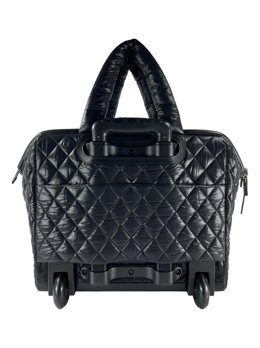 Mala Chanel Coco Cocoon Trolley Rolling Preto - CBIB21 Original ...