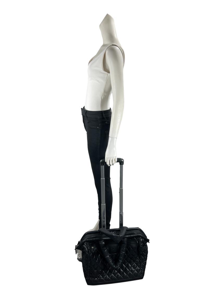 Mala Chanel Coco Cocoon Trolley Rolling Preto - CBIB21 Original ...