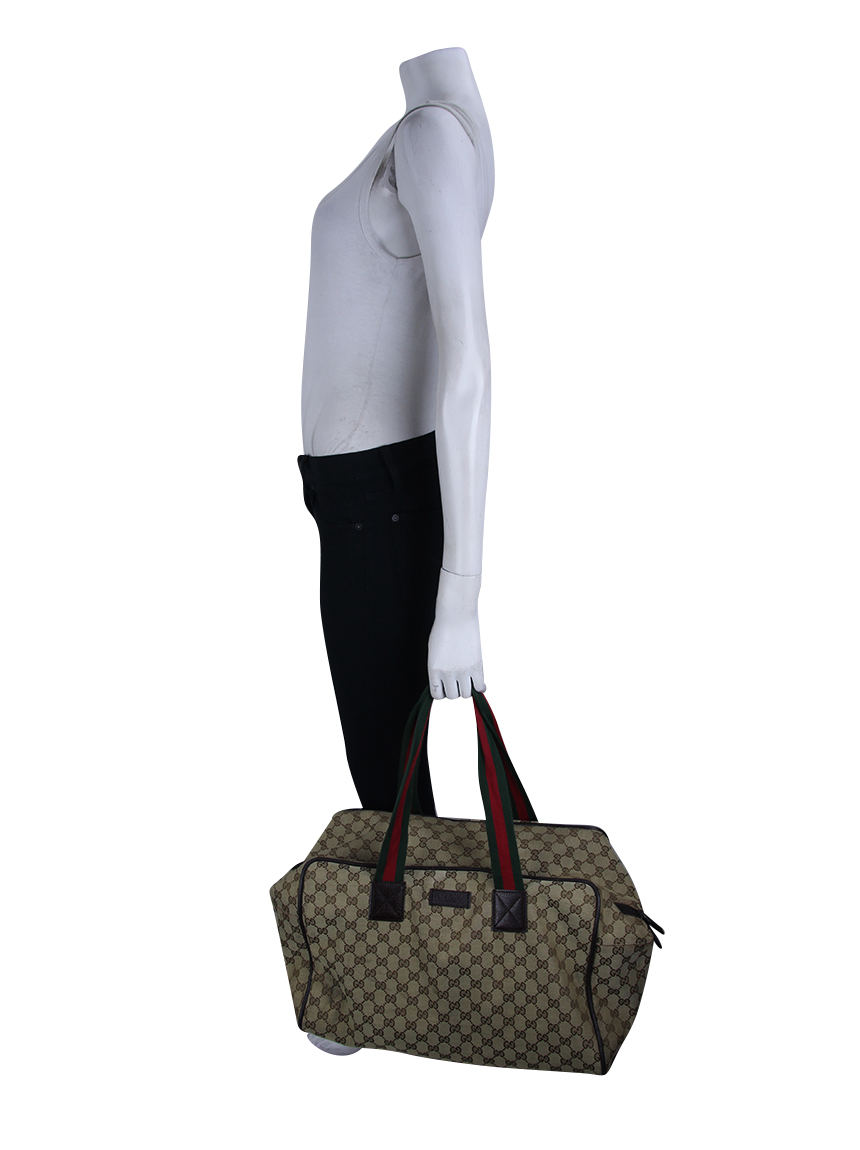 Mala de Mão Gucci GG Monograma Original - SU15 | Etiqueta Única