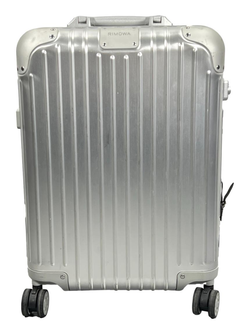 Mala Rimowa Cabin Alumínio Prateado - MOQ88 Original | Etiqueta Única