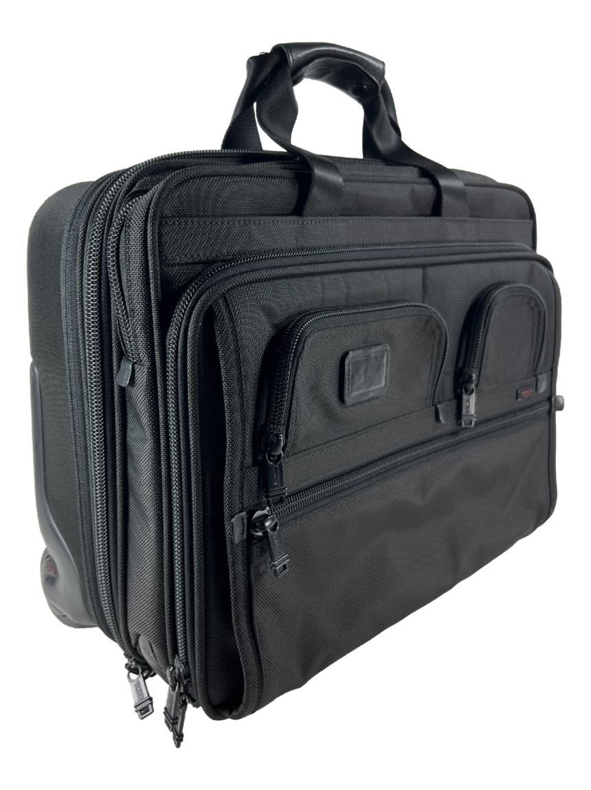 Mala Tumi Alpha Deluxe 4 Wheeled Laptop Case Preta - CTFF17 Original ...
