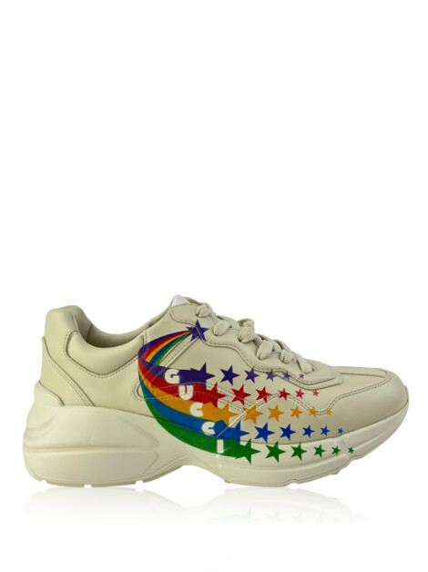 Tênis Gucci Rhyton Rainbow Stars Off White Original - AAIS25 | Etiqueta ...