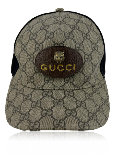 Boné Gucci GG Supreme Patch Trucker Original - DZB1042 | Etiqueta Única