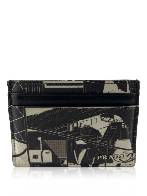 Porta Cartão Prada Vitello Comics Original - KOD101 | Etiqueta Única