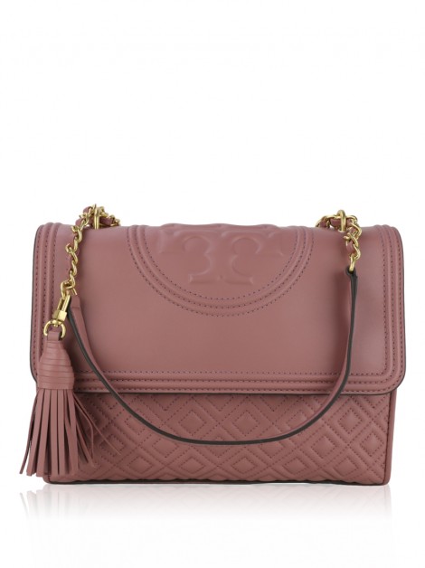 Bolsa Tory Burch Fleming Convertible Pink Magnólia Original - TJX6 ...