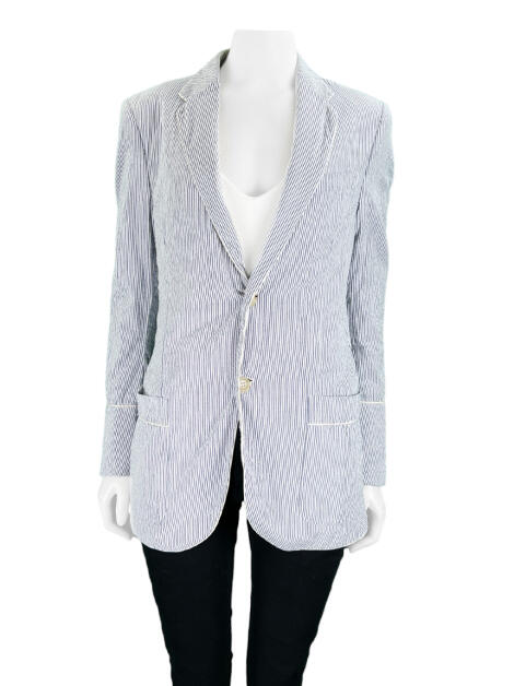 Blazer Gucci Tecido Listrado - CHPA7 Original | Etiqueta Única
