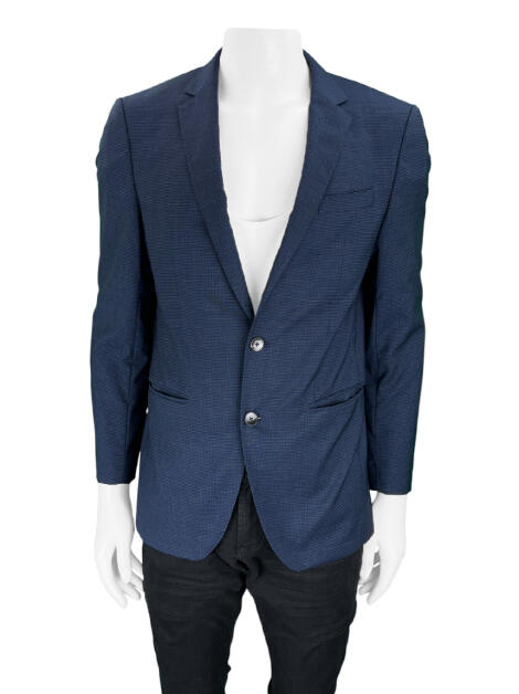 Blazer Hugo Boss Lã Azul Marinho - NUU100 Original | Etiqueta Única