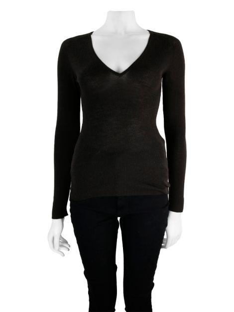 Blusa Gucci Tricô Marrom - AOK100 Original | Etiqueta Única