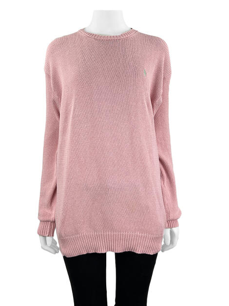 Blusa Ralph Lauren Tricot Rosa Original - AGEM14 | Etiqueta Única