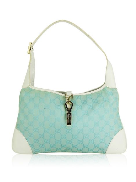 Bolsa Gucci Azul Jacquard Original - AFR5 | Etiqueta Única