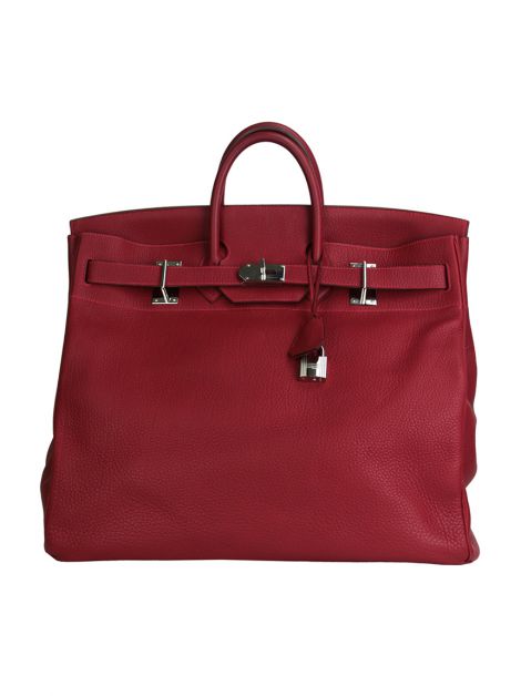 Bolsa Hermès Birkin Vermelha Viagem EU3 Original | Etiqueta Única