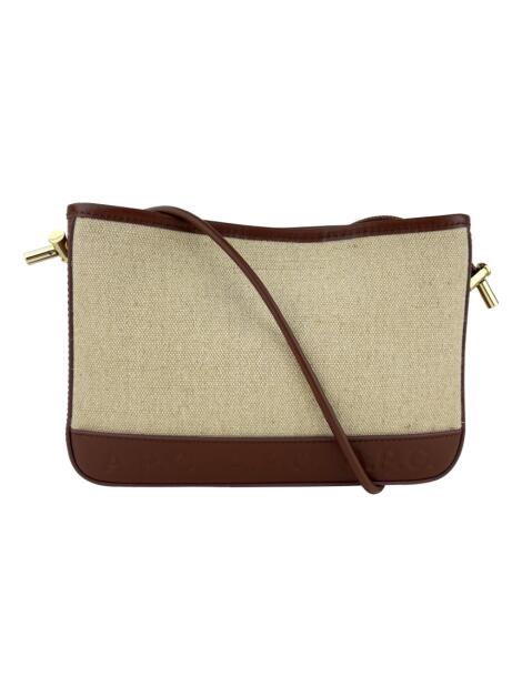 Bolsa Tiracolo A.P.C. Helene Canvas Marrom - JGL63 Original | Etiqueta ...