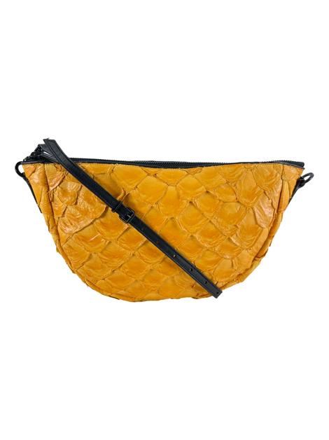 Bolsa Tiracolo Osklen Andiroba Mini Pirarucu Amarela - BJVX57 Original ...