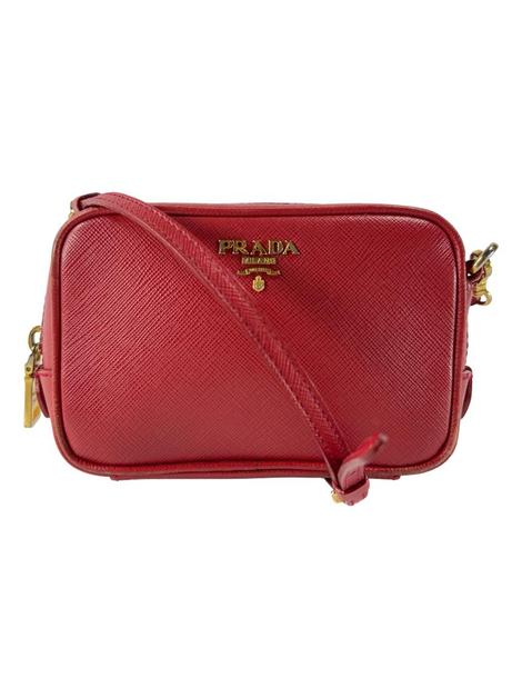 Bolsa Tiracolo Prada Camera Mini Vermelha - CROW3 Original | Etiqueta Única