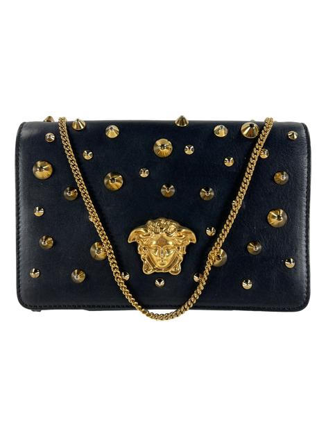 Bolsa Tiracolo Versace Palazzo Medusa Preta - CTNC13 Original ...