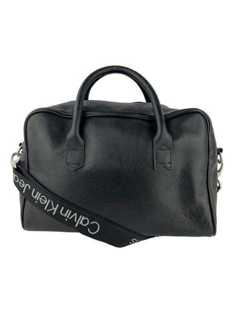 Bolsa Tote Calvin Klein Couro Preta - CBAK15 Original | Etiqueta Única