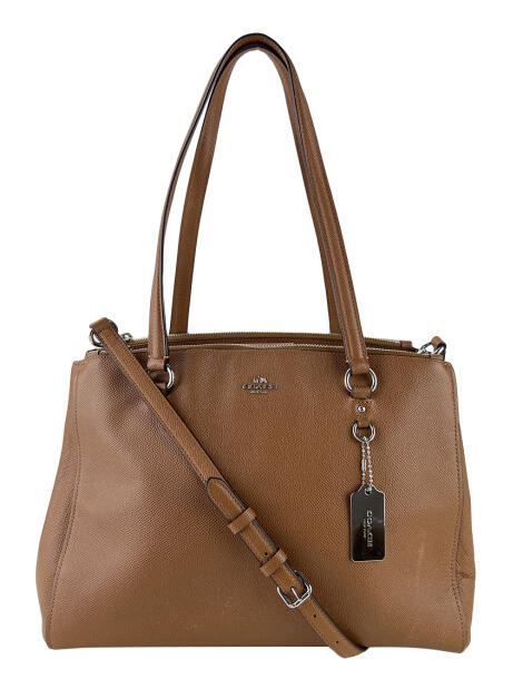 Bolsa Tote Coach Stanton Carryall Marrom - CFTO1 Original | Etiqueta Única
