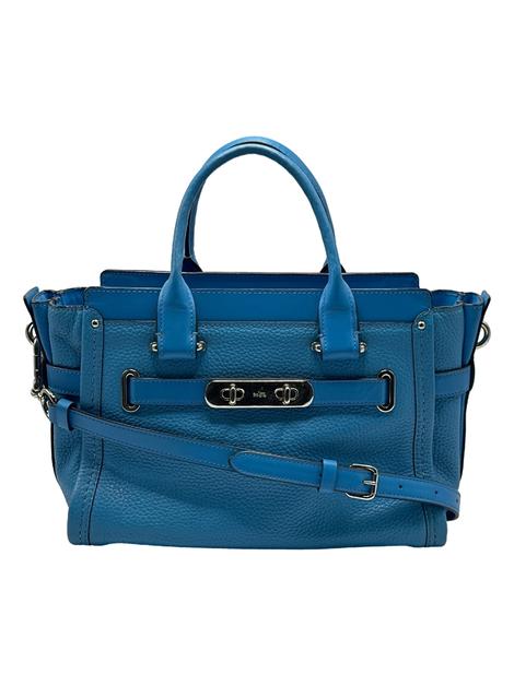 Bolsa Tote Coach Swagger Azul - CSQS1 Original | Etiqueta Única