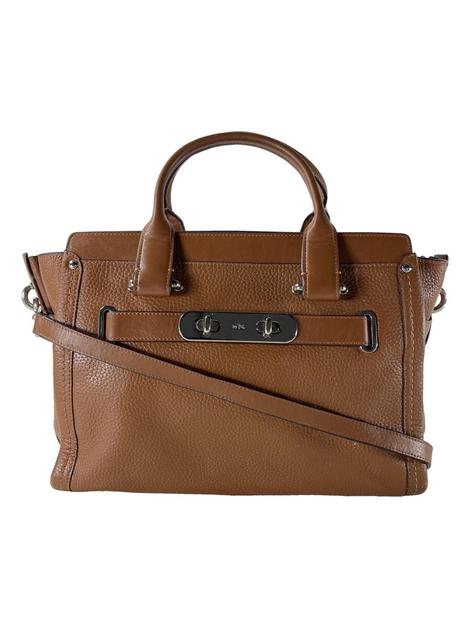 Bolsa Tote Coach Swagger Bege - DBTR2 Original | Etiqueta Única