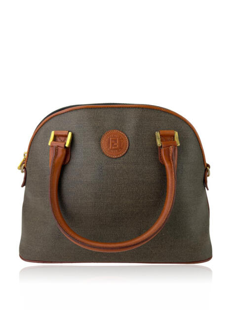 Bolsa Tote Fendi Couro Bege Original - DQH66 | Etiqueta Única