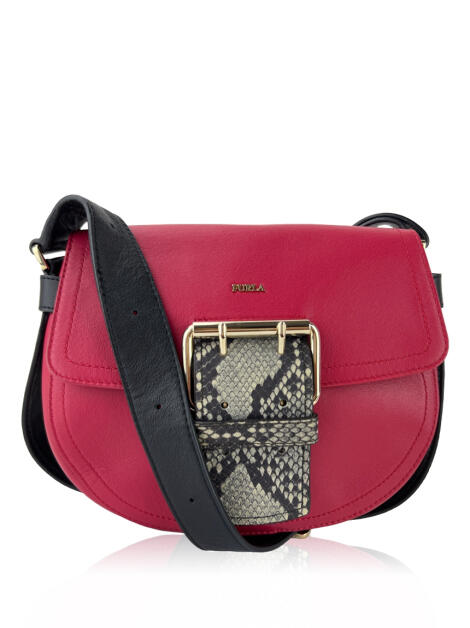 Bolsa Tote Furla Hashtag S Vermelho Original - CHCY2 | Etiqueta Única