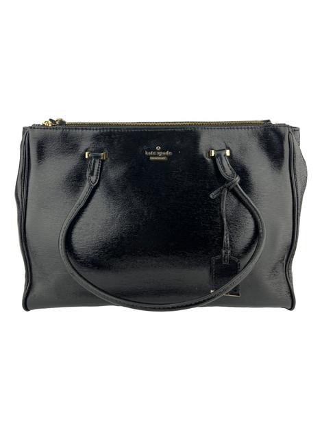 Bolsa Tote Kate Spade Reena Street Verniz Preta - CNPM4 Original ...