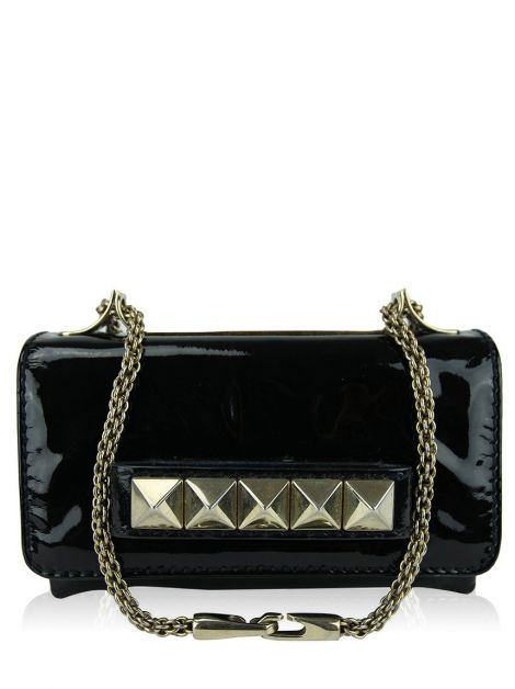 Bolsa Valentino Verniz Preta Original - AVX7 | Etiqueta Única