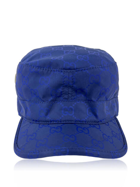 Boné Gucci GG Monograma Azul Original - BCO162 | Etiqueta Única